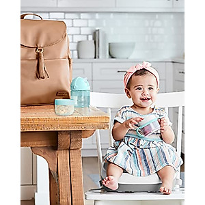 Skip Hop Stackable Snack Container & Sippy Cup, Grey Teal