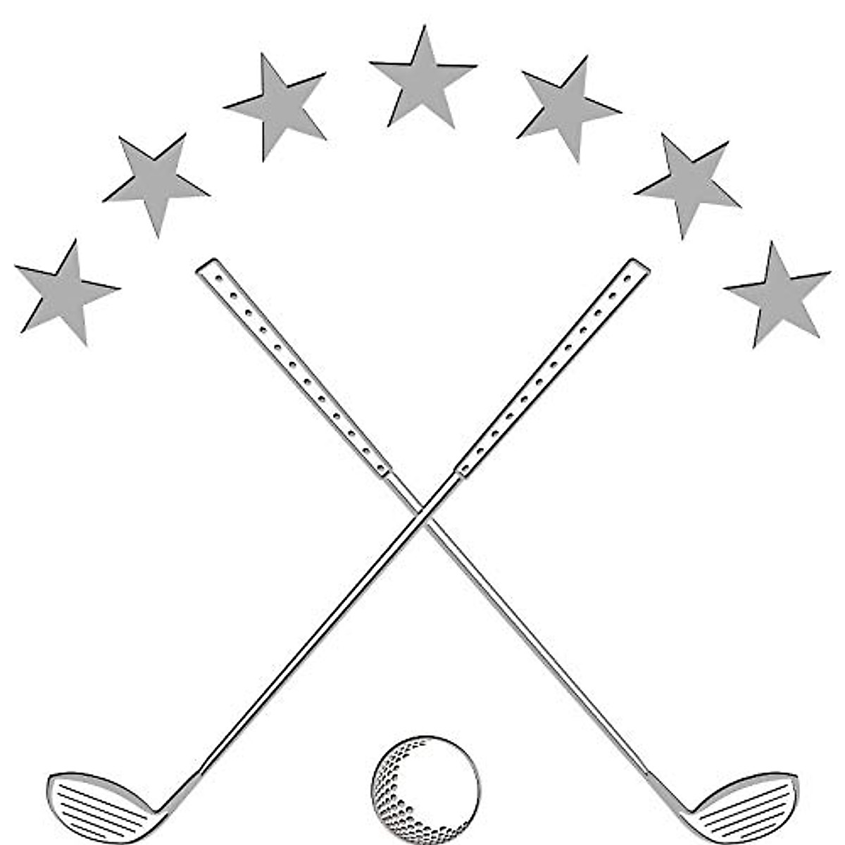 Personalized Drink Glasses, Golf Engraved Cocktail Glass With Custom Text Great Customizable Golfer Gift