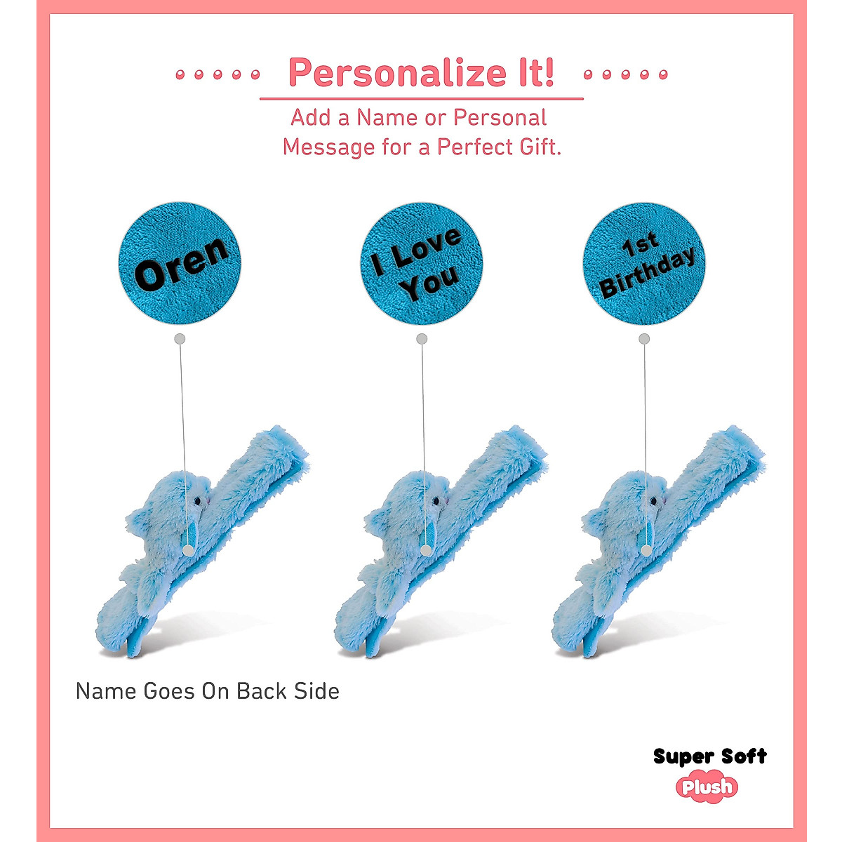 Puzzled Dolphin Super-Soft Plush Seat Belt Cover