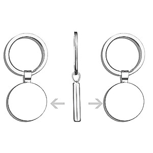 Veteran Pins Felix The Cat Essential Keychain Stainless Steel with Ring