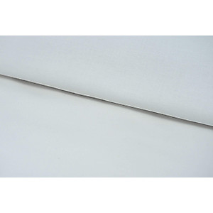 100% Cotton 118/120" Wide Muslin. Sold by Yard, Bleached, White