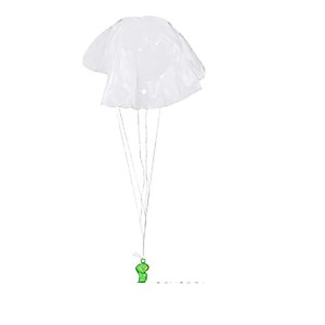 36 Alien Paratroopers with Parachutes, Vinyl Parachute Toys, Durable Plastic Guys Playset, Space Party Favors, Goody Bag Stuffers, for Boys and Girls