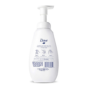 Dove Instant Foaming Body Wash for Soft, Smooth Skin Deep Moisture Cleanser That Effectively Washes Away Bacteria While Nourishing Your Skin,13.5 oz (Pack of 2)