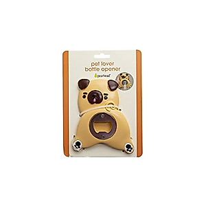 Pearhead Pug Bottle Opener, Bar Dog Butt Bottle Opener, Whimsical Pet Themed Bottle Opener, Funny Pet Gift for Friends, Pug Bottle Opener