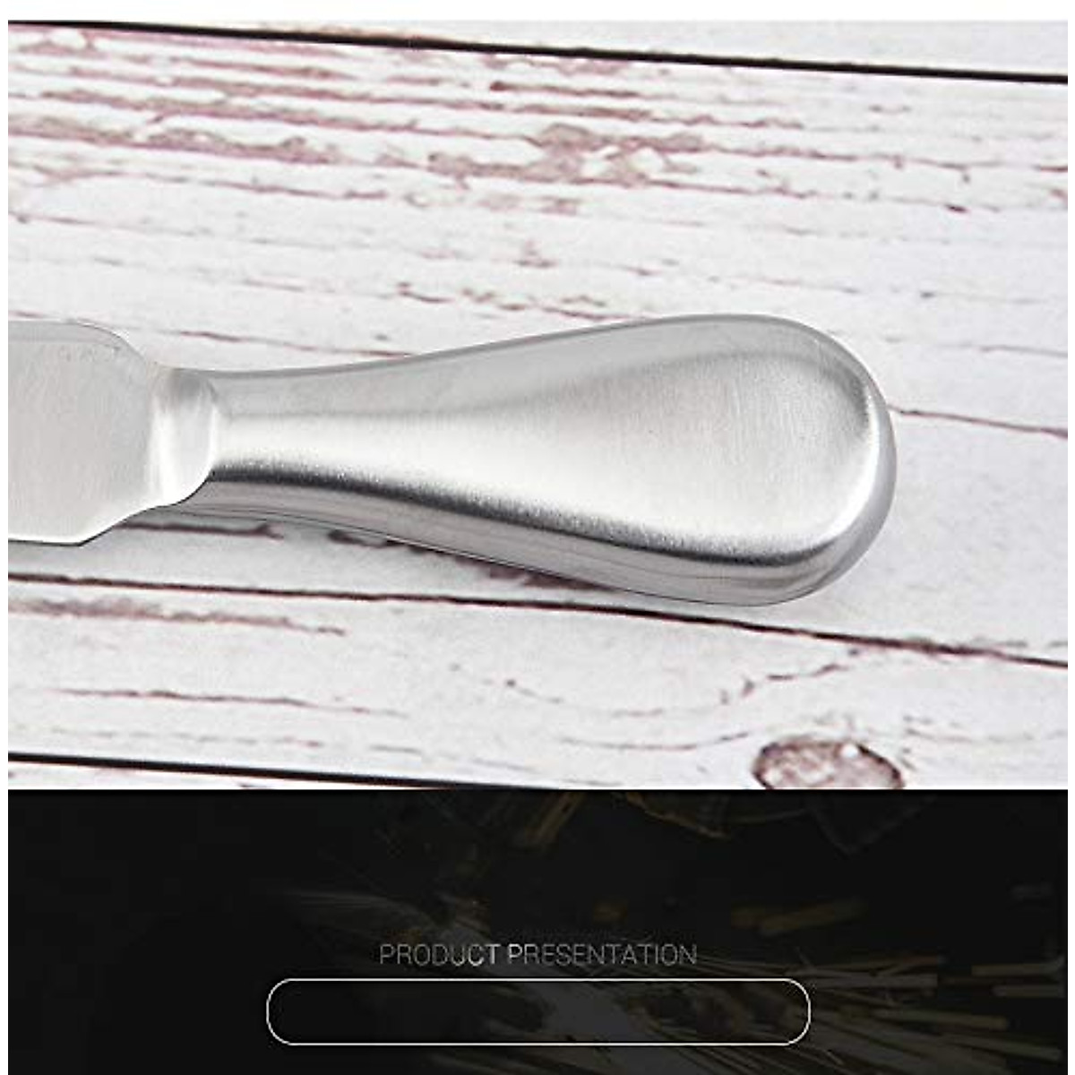 Linwnil 6 Pieces Set Cheese Knives, Steel Stainless Cheese Slicer Cheese Cutter Cheese Fork Light Weight One-Piece Silver Design