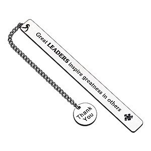 Boss Gifts for Christmas Stocking Stuffers Bookmark Leader Boss Lady Employee Appreciation Thank You Gifts for Mentor Manager Supervisor Farewell Gift for Coworker Retirement Promotion Birthday