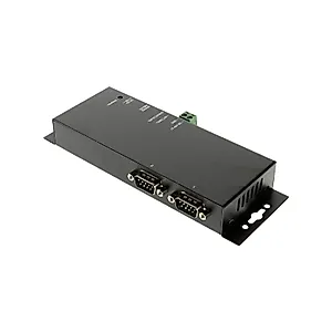 SerialGear Industrial 2-Port RS-232 to Ethernet Data Gateway TCP/IP