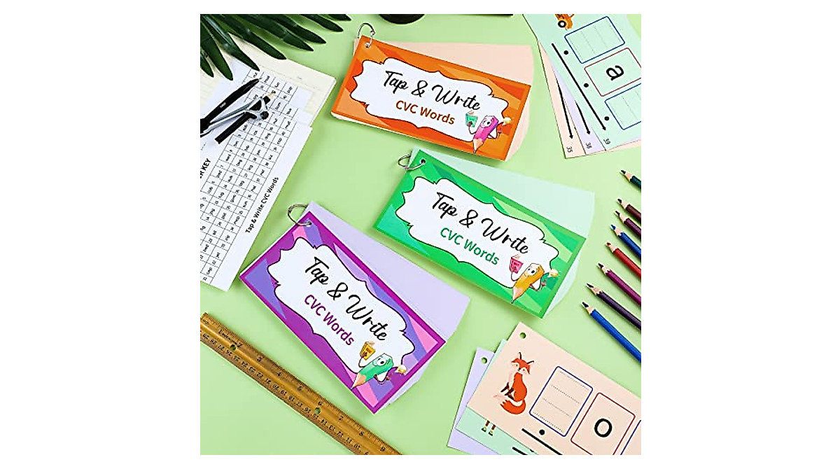 CVC Word Flash Cards: Learn & Trace for Preschool Kids