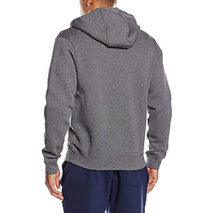 Nike Men's Club Swoosh Full Zip Fleece Hoodie (Small, Charcoal)