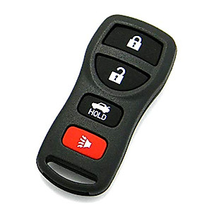OEM Electronic 4-Button Key Fob Remote Compatible With Nissan (FCC ID: KBRASTU15, P/N: 28268-ZB700, 28268-C991C)