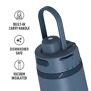 ALTA SERIES BY THERMOS Stainless Steel Hydration Bottle, 24 Ounce, Slate