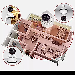 Qiocobo Smart pet Camera for Dog Cat,2 Way Audio Voice Interaction, pet Monitor Detection Alarm, Night Vision Security Camera, Picture Alarm Push