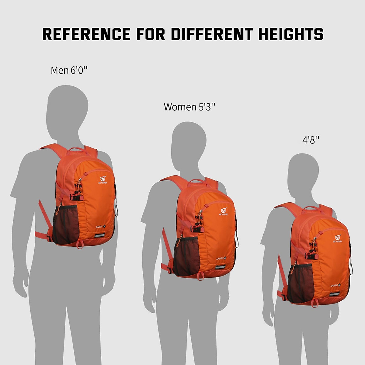 SKYSPER Small Hiking Backpack, 20L Lightweight Travel Backpacks Hiking Daypack for Women Men