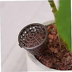 AEIOFU Bonsai Fertilizer Basket Reusable Plastic Garden Tool Cover Box Basket Pots for Flower Plant Succulents 100PCS