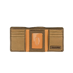 Timberland PRO Men's Leather RFID Trifold Wallet with Id Window