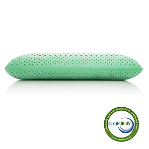 MALOUF ZZKKMPASZP Z Zoned Dough Memory Foam Infused with Real Peppermint-Natural Oil Aromatherapy Pillow Spray Included-King Size
