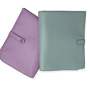 Speedy Barcodes Vegan Leather Diaper Changing mat, Mint blue, 16x30