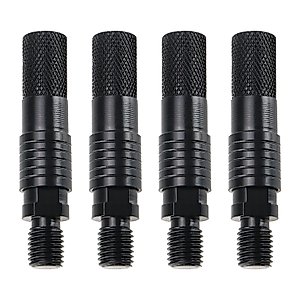 ECSiNG 4PCS 3/8 Inch Fishing Alarm Connector Fishing Bite Alarm Quick Release Adapter Fishing Rod Support Holder Connector Removable Carp Fishing Tackle