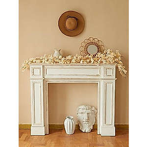 PARTY JOY 8pcs 23.6ft Artificial Cherry Blossom Flower Garland Hanging Vines for Home Decor Room Wedding Party Kawaii Decor Champagne