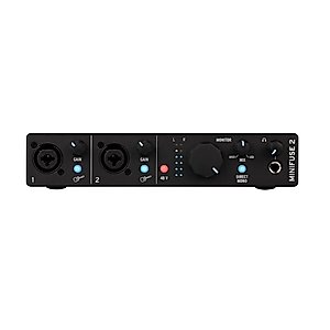 MiniFuse 2 USB-C Audio Interface - Black (Renewed)