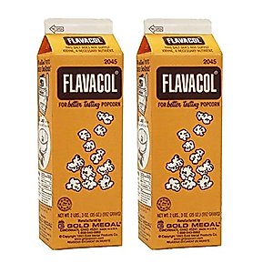 PerfectwarePWFlavacol2CT Flavacol Popcorn Season Salt - 35oz - Pack of 2 Cartons