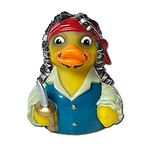 CelebriDucks - Captain Quack Mallard - Floating Rubber Ducks - Collectible Bath Toys Gift for Kids & Adults of All Ages