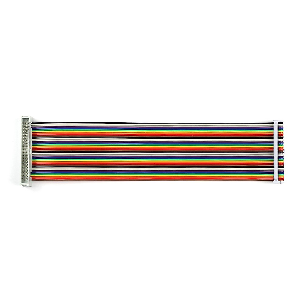 UCTRONICS Male to Female GPIO Ribbon Cable 40pin 8inch Breadboard Jumper Wires for Connection Raspberry Pi 5 3 2 Model B B+ w/ 3.5/5 inch TFT Touch Screen LCD Display