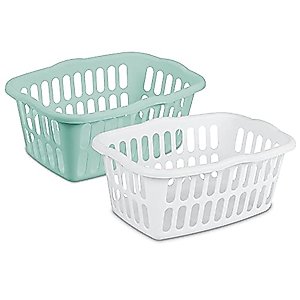 Sterilite Corp. 12459412 Rectangular Laundry Basket (colors may vary)