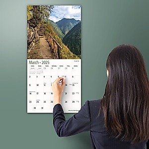 MICASA National Parks 2023 Hangable Monthly Wall Calendar | 12" x 24" Open | Thick & Sturdy Paper | Giftable | Explore Our Protected Lands