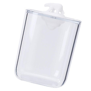 Cabilock Box Cotton Swab Makeup Ball Holder Cotton Pad Storage Cotton Pads Organizer Dispenser Swab Dispenser Container with Lid Cotton Pad Jar Clear Container Earth Tones Storage Rack