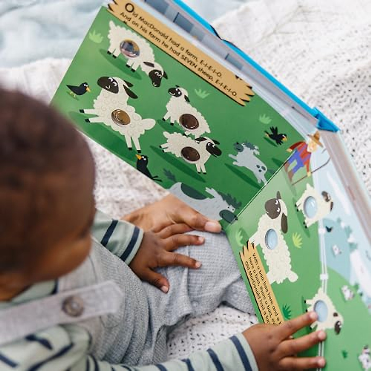 Melissa & Doug Children's Book - Poke-a-Dot: Old MacDonald’s Farm (Board Book with Buttons to Pop) - FSC Certified