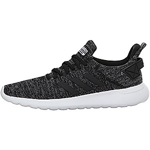 adidas Men's Lite Racer BYD Running Shoe, Black/White/Black, 8.5 M US