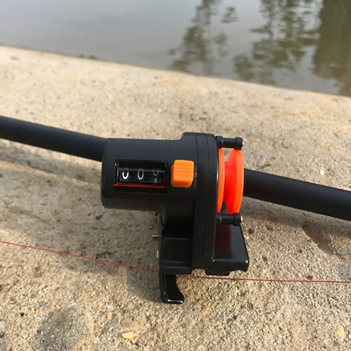 Fishing Line Counter,0-999M Fishing Line Depth Counter Finder Tool Tackle Length Gauge Counter