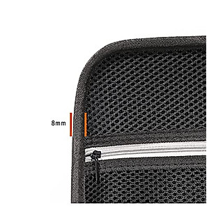 Voikoli Protective Eva Hard Shell Case Compatible with OnexPlayer Mini 7 inch,Shockproof,Stylish and Durable (Black)