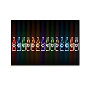 yuanchen Zombie Perk Bottles Poster Decorative Painting Canvas Wall Art Living Room Posters Bedroom Painting 08x12inch(20x30cm)