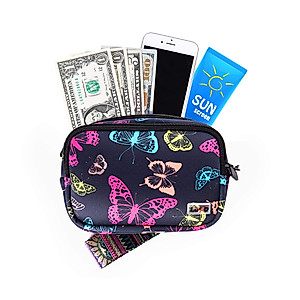 Luvo - Neoprene Mobile Wristlet Clutch Bags - Smartphone Holder Pouch - Swirl