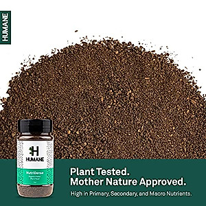 Humane Plant Food Indoor House Plants, All-Purpose Organic Indoor Plant Fertilizer - NutriDense (5oz)