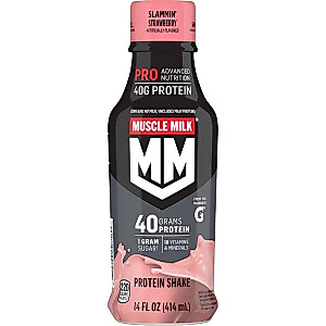 Muscle Milk Pro Advanced Nutrition Shake, 14 Fl Oz, 40 g Protein, 8 Bottles (Variety Pack)