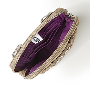 Baggallini womens Bryant Pouch With Rfid Handbags, Beach, One Size US