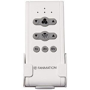 Fanimation 44 inch Indoor Ceiling Fan with LED Light Kit - Black