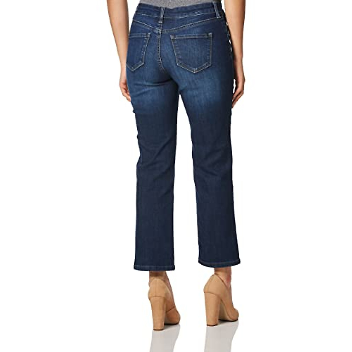 Bandolino Women's Mandie Signature Fit 5 Pocket Jean, Greenwich, 12P Short