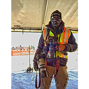 Nicama Multi Camera Carrying Chest Harness Vest System with Side Holster and Secure Straps for Canon Nikon Sony Panasonic Olympus DSLR Cameras