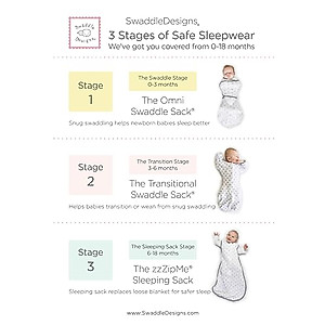 SwaddleDesigns Cotton Muslin Sleeping Sack, Mommy & Baby Giraffe, Yellow, Medium 6-12 Months, Wearable Blanket with 2-way Zipper