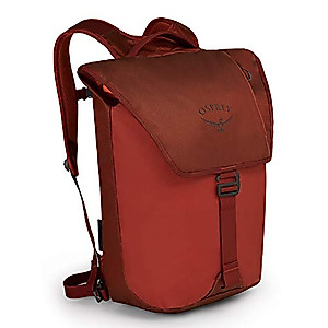 Osprey Transporter Flap Laptop Backpack, Ruffian Red
