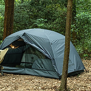 OneTigris COSMITTO 2 Person Backpacking Tent - Free Standing Lightweight Waterproof 3 Season Camping Tent for Outdoor Hiking Mountaineering