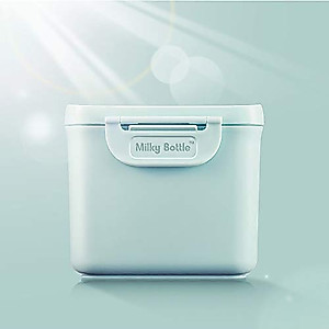 Portable Baby Formula Dispenser Container for Travel Outdoor Milky Bottle (Mint, Small (150g))