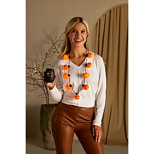 Mud Pie Light Up Halloween Wine Glass Set, Here for the Boos, 3" x 3 1/2