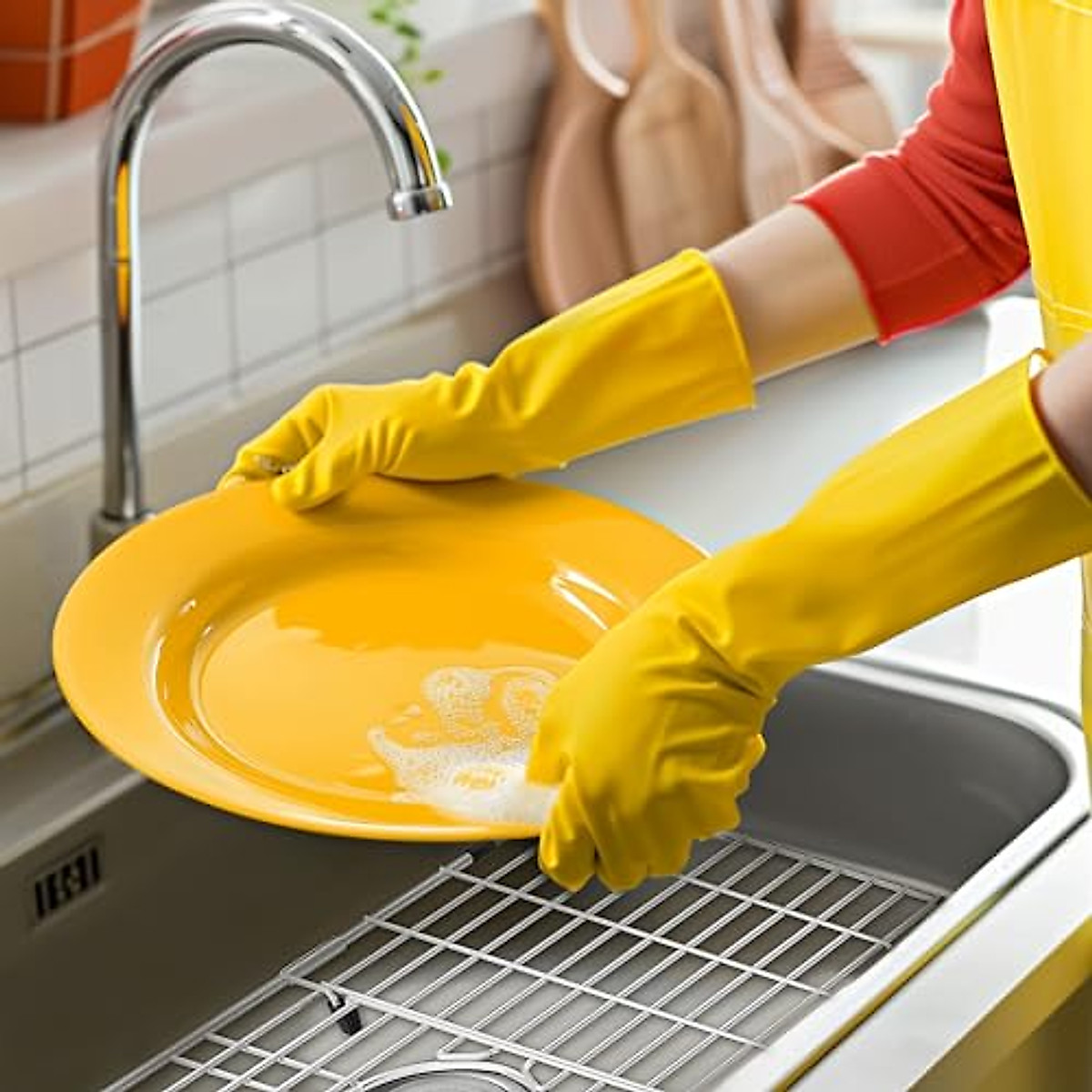 iPEGTOP Sink Bottom Grid, Stainless Steel Sink Protector 28-1/2" x 15-1/2" Centered Drain Hole with Corner Radius, Sink Grate for Bottom of Kitchen Sink Single Sink Bowl with Sink Hole Cover