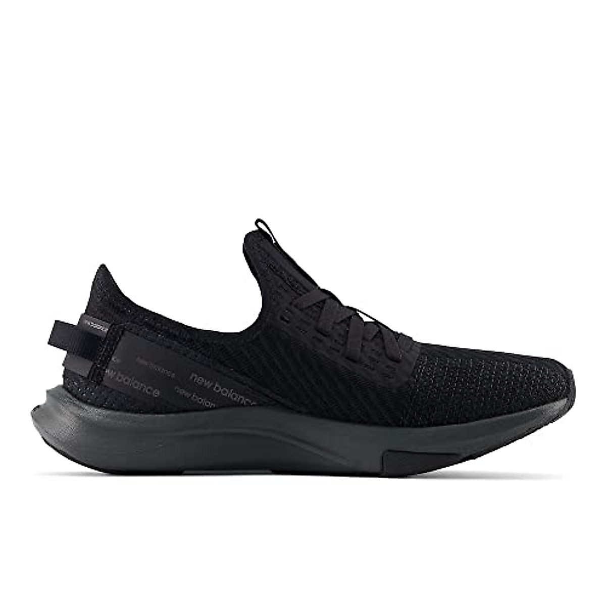 New Balance Women's Dynasoft Nergize Sport V2 Cross Trainer, Black/Blacktop, 8