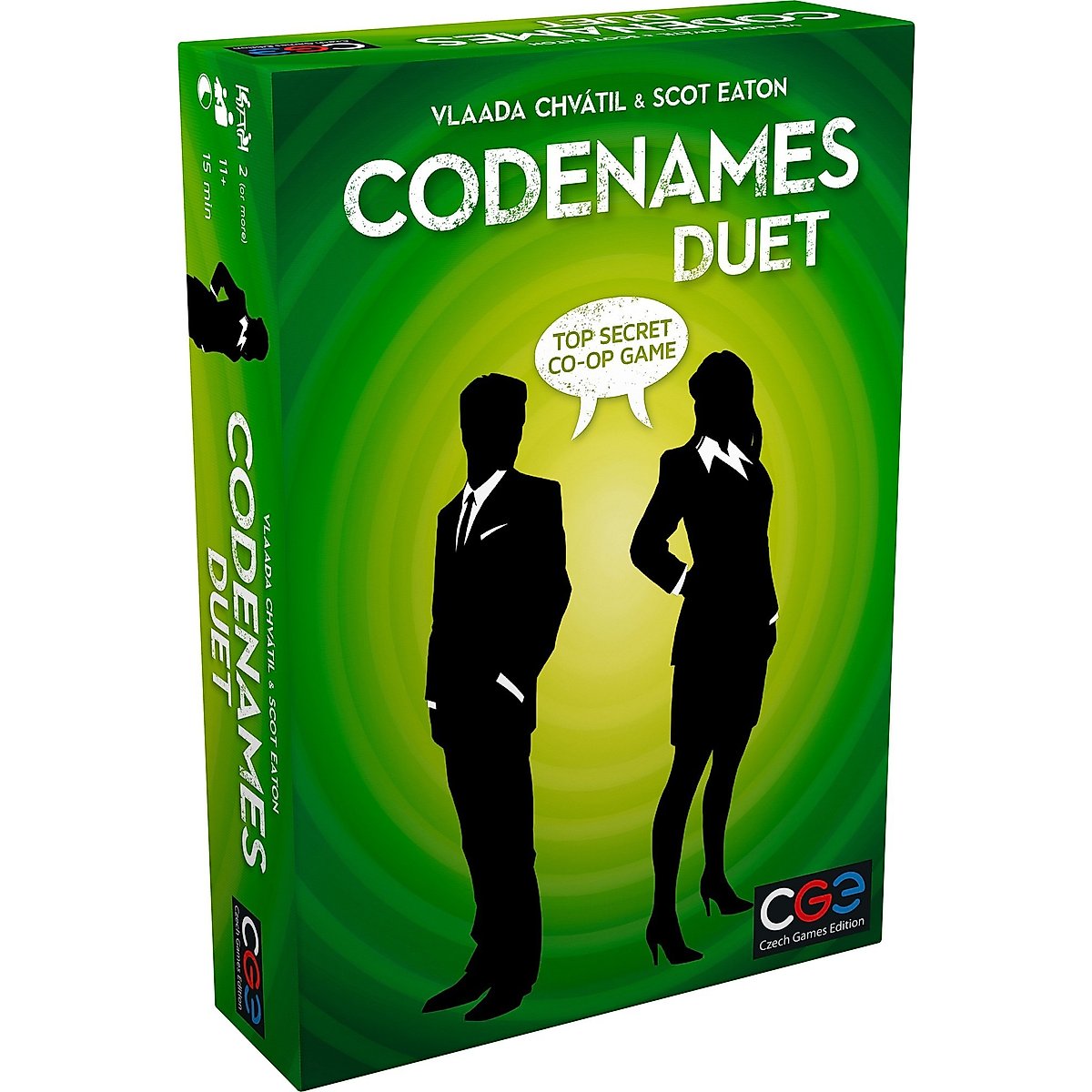 Codenames: Duet - The Two Player Word Deduction Game by CGE Czech Games Edition